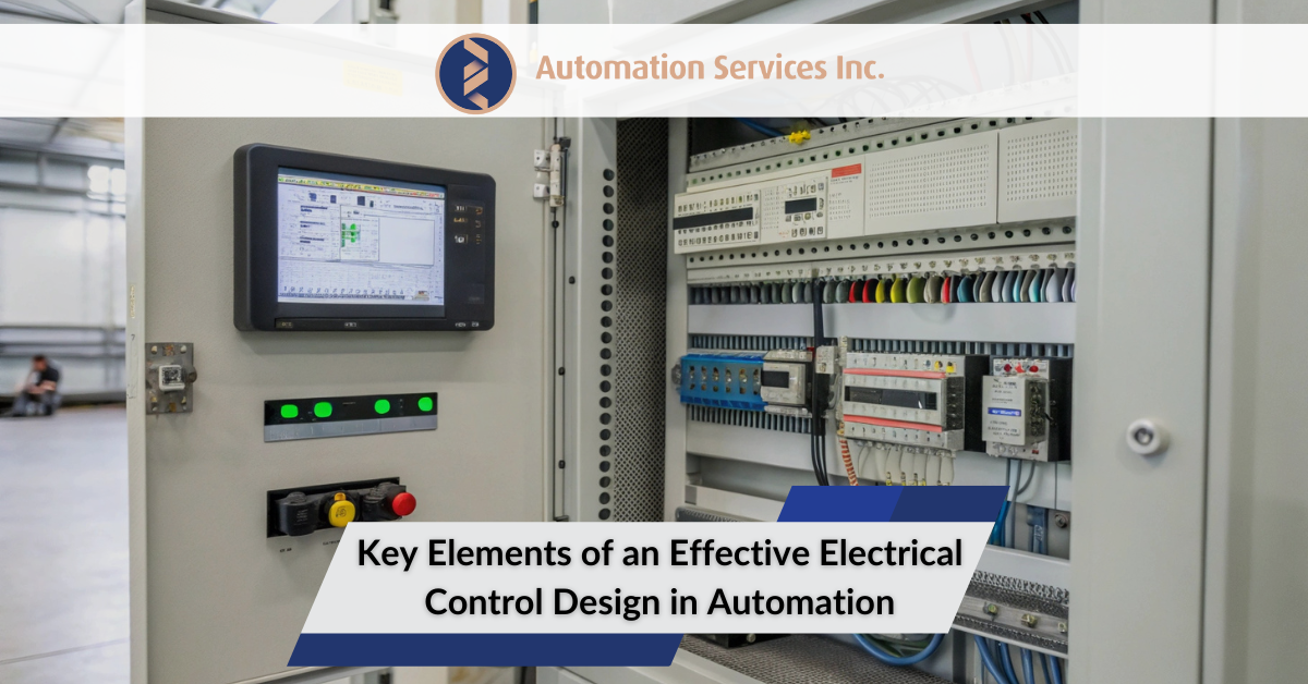Key Elements of an Effective Electrical Control Design in Automation